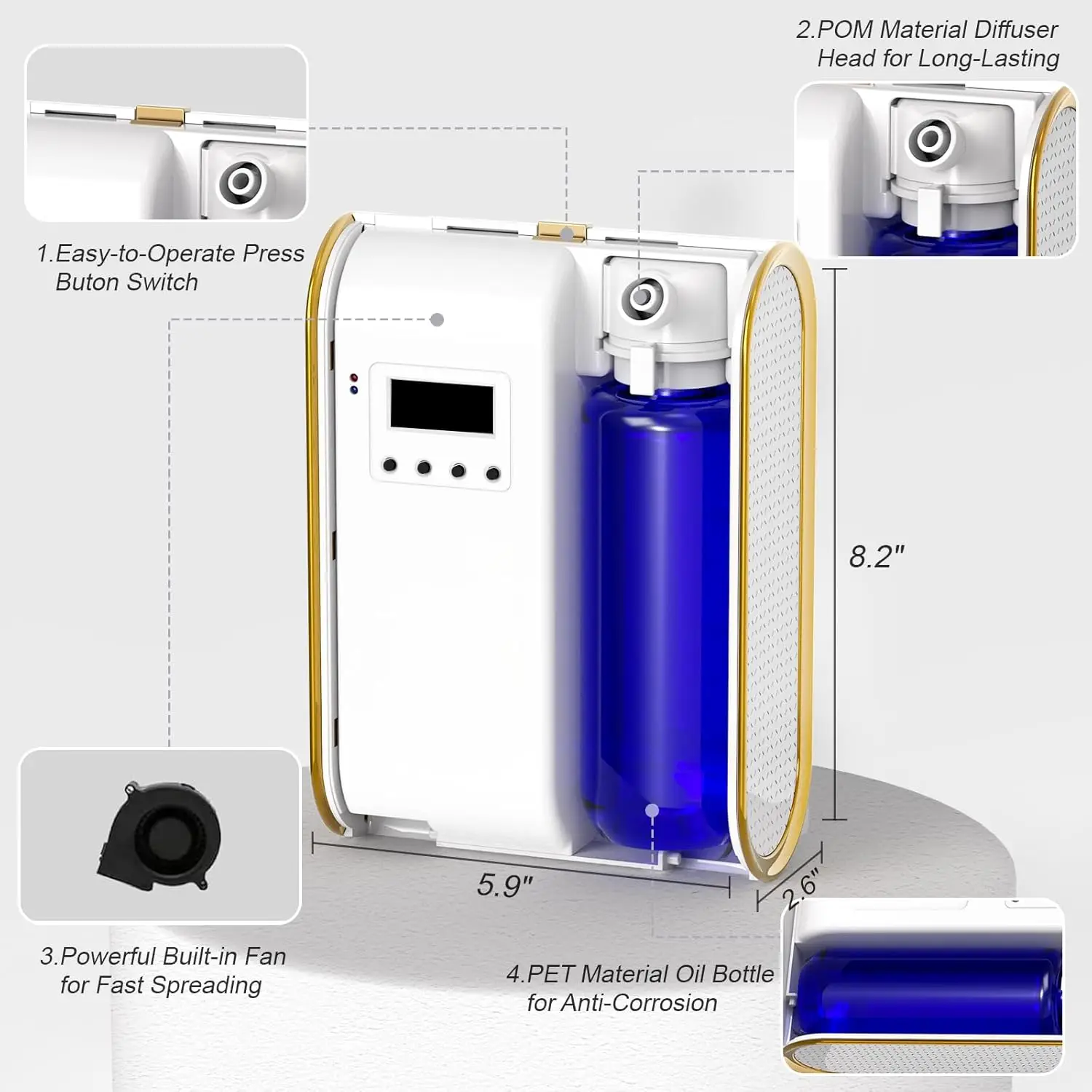 Smart Scent Diffuser - Elevate Your Space with Fragrance