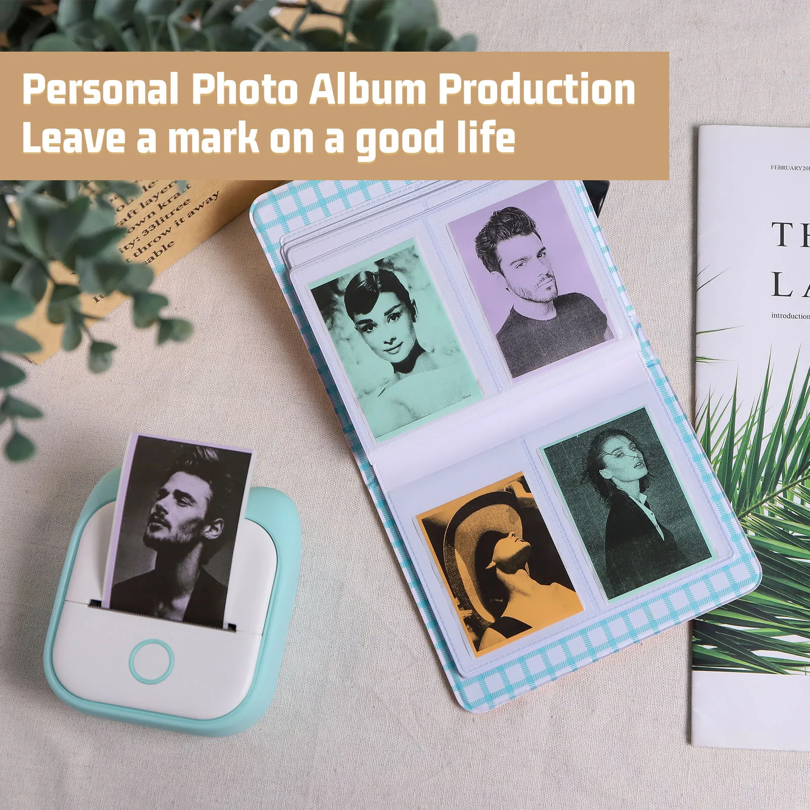 Portable Wireless Inkless Printer Phomemo T02 Thermal Mini Printer ...