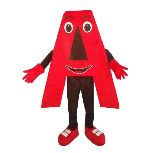 Red Letters A Alphabet Cartoon Mascot/mascot Costume/costumes - Buy ...
