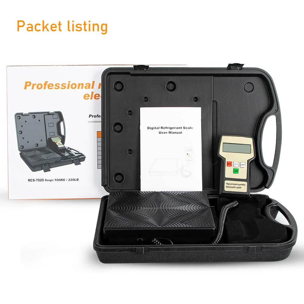 Enfriar Digital Refrigerant Charging Weight Scale - 100kg