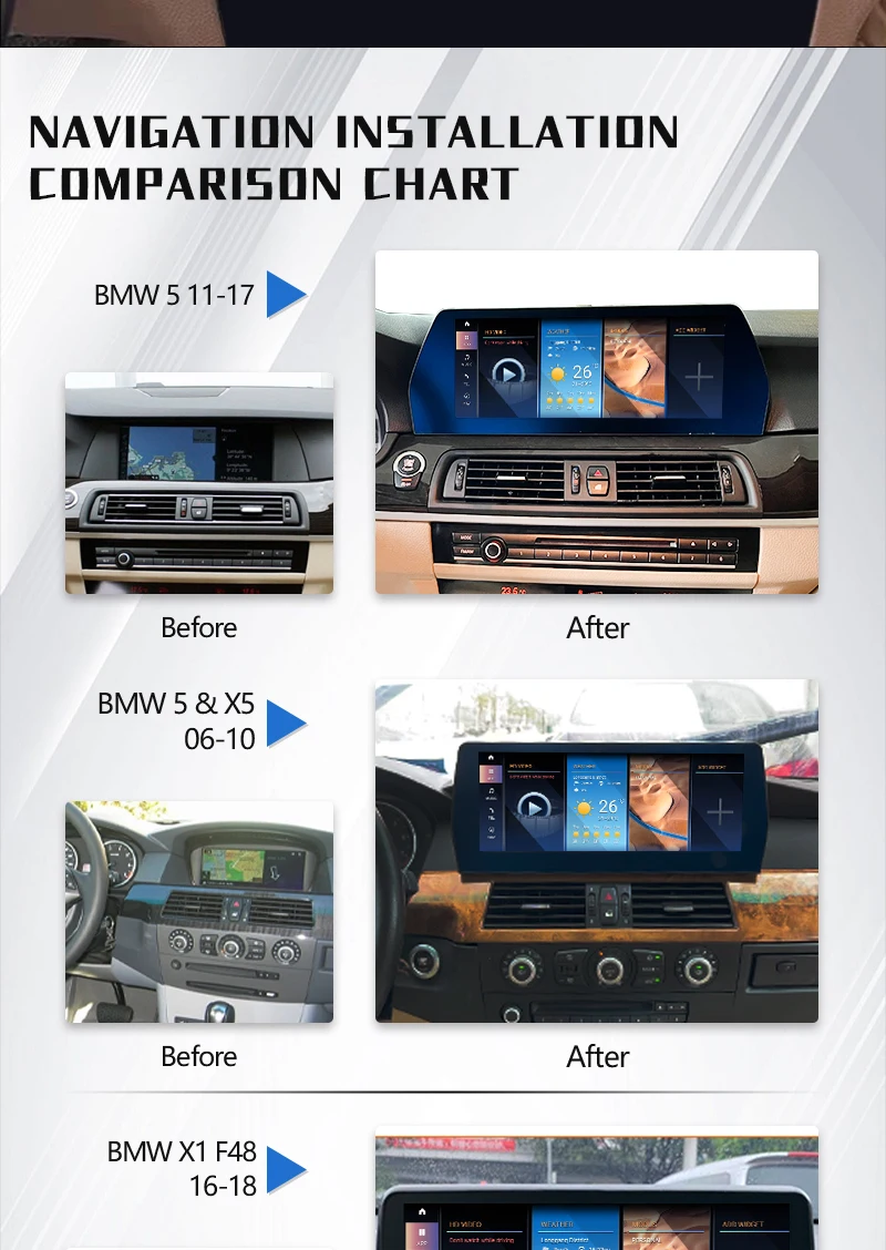 Navihua Lcd Display Instrument Cluster Digital Touch Screen Car Radio ...