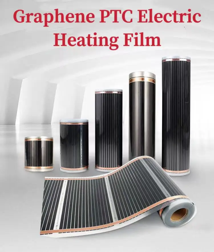 Custom OEM design for underfloor far-infrared heating film, graphene ...