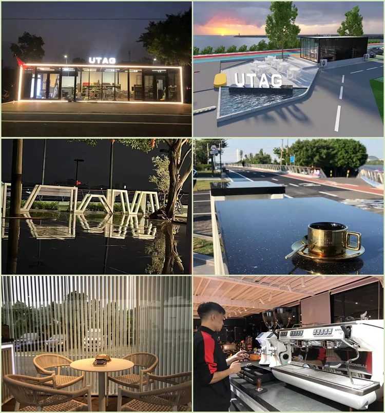 40X100 Portable Small Modular Coffee Shop - Luxury Custom Design