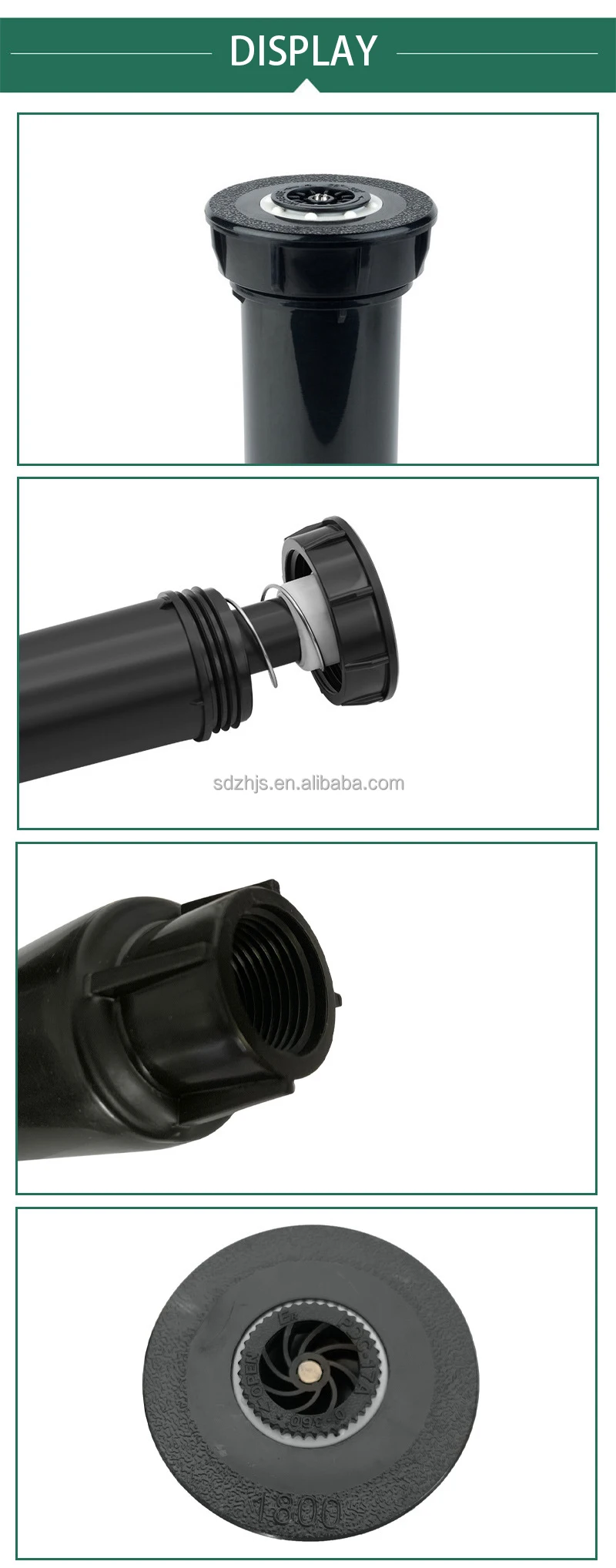 High Quality 1/2inch Buried Rotary Sprinkler Pop up Water Sprinkler ...