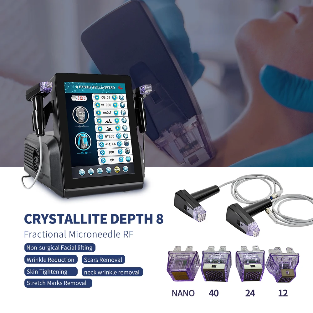 Crystallite Depth 8 Disposable Insulated Rf Micro Cartridges Fractional ...