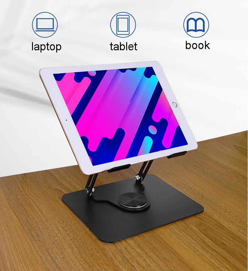 Cheap Office Deak Laptop Stand 10-17 Inch 360 Rotating Adjustable ...