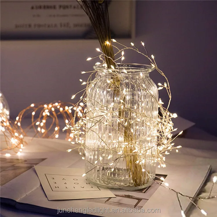 Fairy Firecracker Copper Wire String Light Outdoor Garland Christmas ...