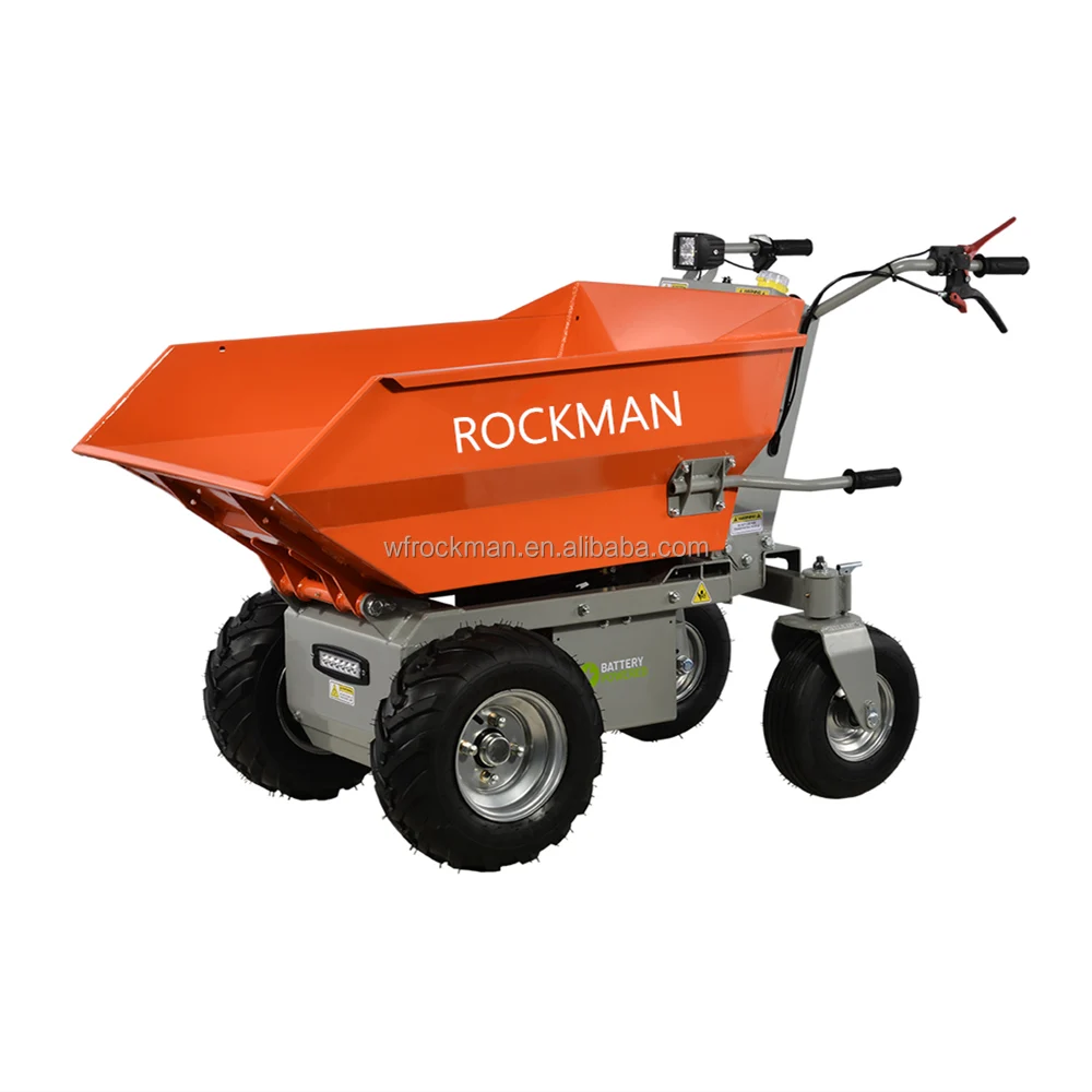 500KG Electric Wheelbarrow - 48V 32ah Battery & 1000W Motor