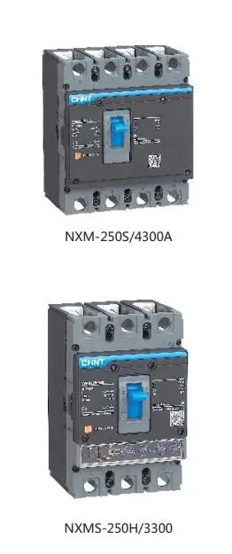 Chint Mccb Ac230v 415V 200A NXMS-250H/3300 250A Circuit Breaker