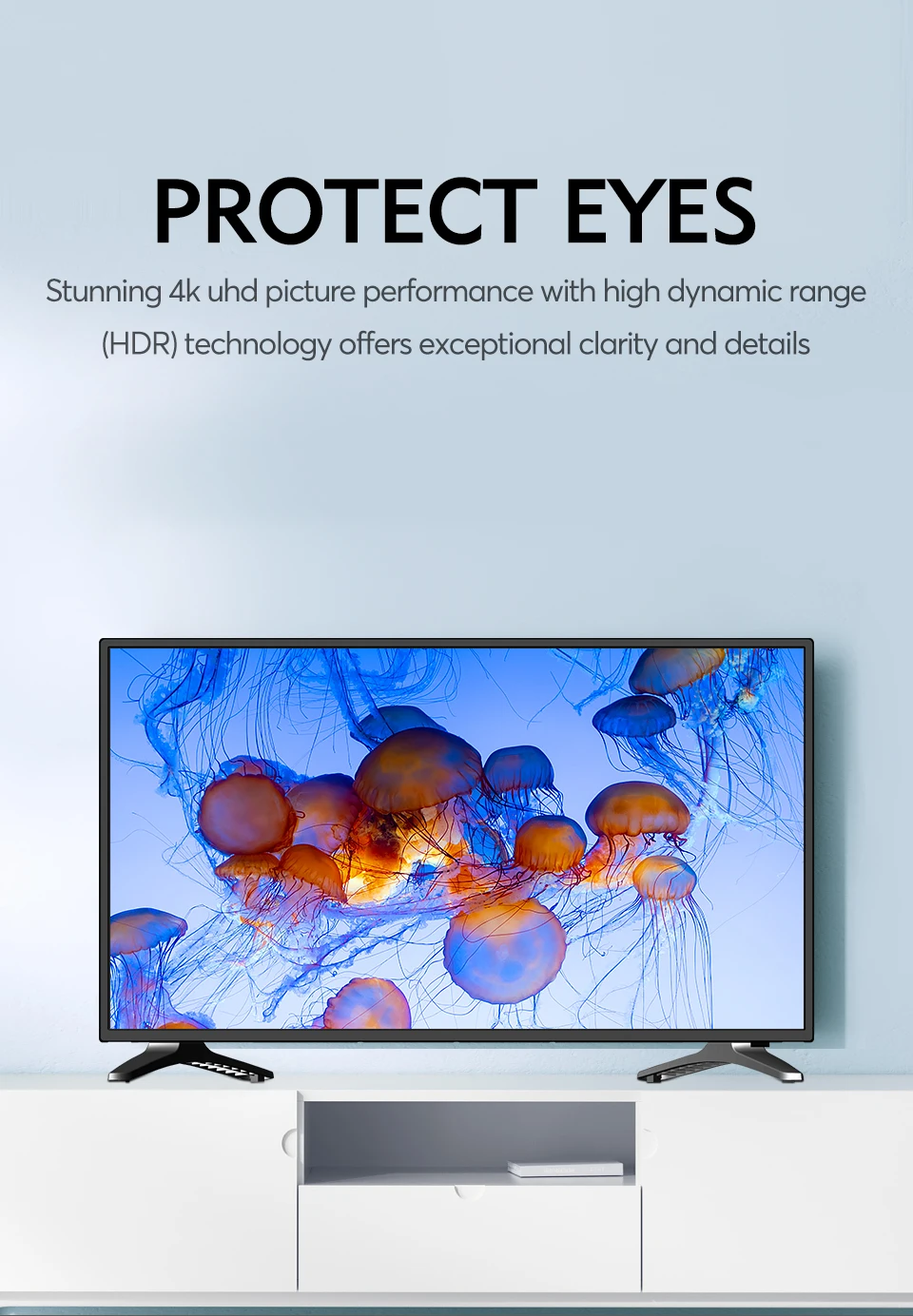 32 Inch LED TV - High Brightness Smart Television 4K TV
