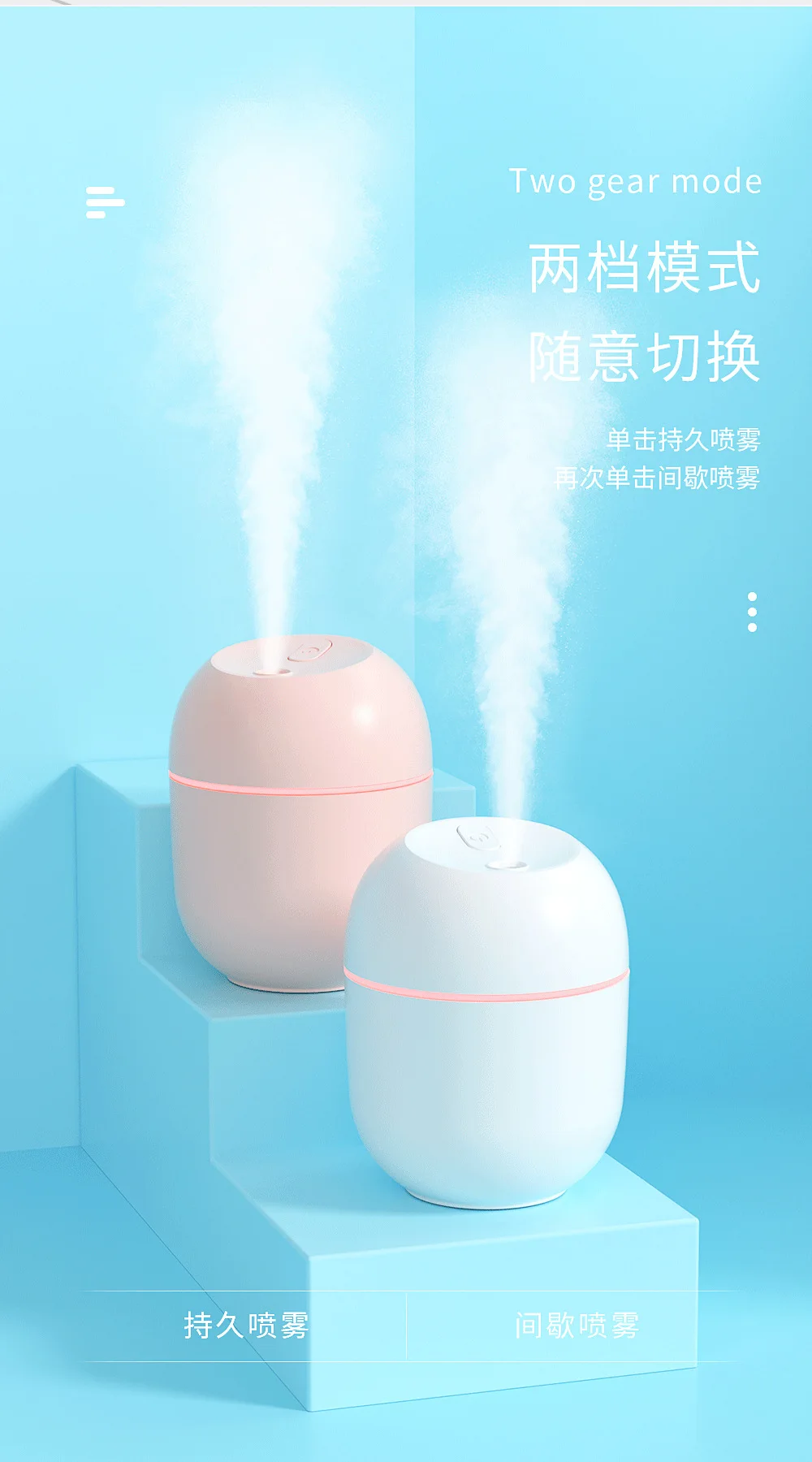 2023 Wholesale Cool Mini Humidifier Portable Mini Air Humidifier For ...