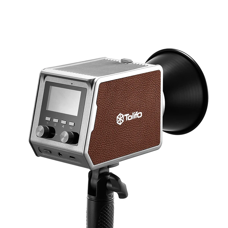 TOLIFO PL-100RGB 100W Portable COB LED Video Light for Vloggers