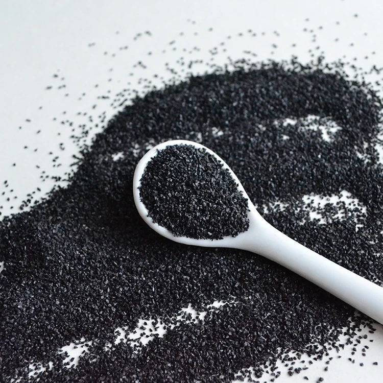 Black Emery Sand Polishing Corundum Powder Sandblasting Media Black ...