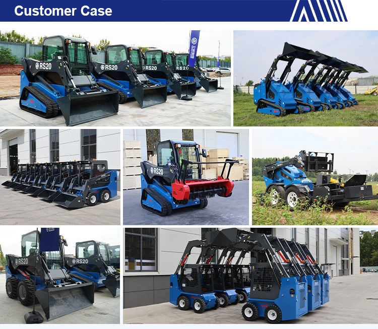CE Approved China Steerskid Loader Sliding Loaders Lawn Mower ...