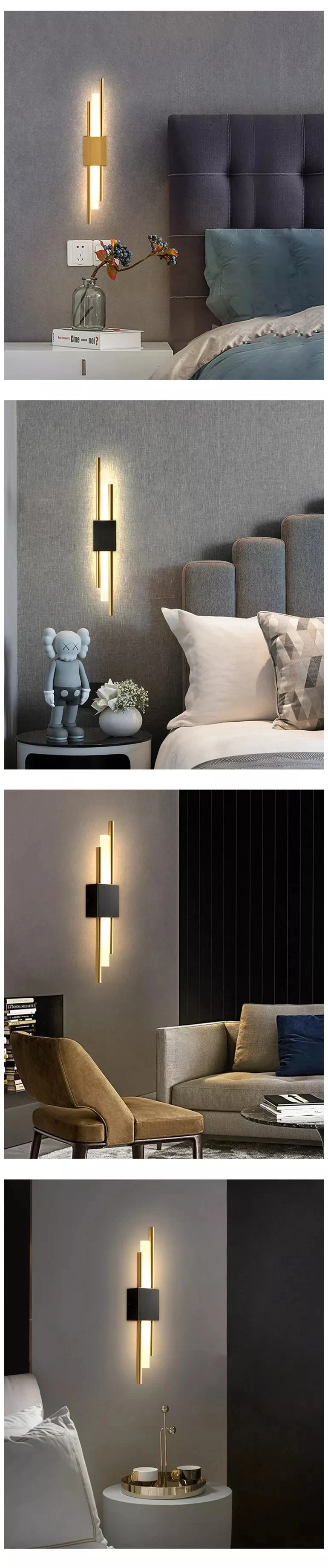 Simple Modern LED Wall Light - Luxury Living Room Ambiance