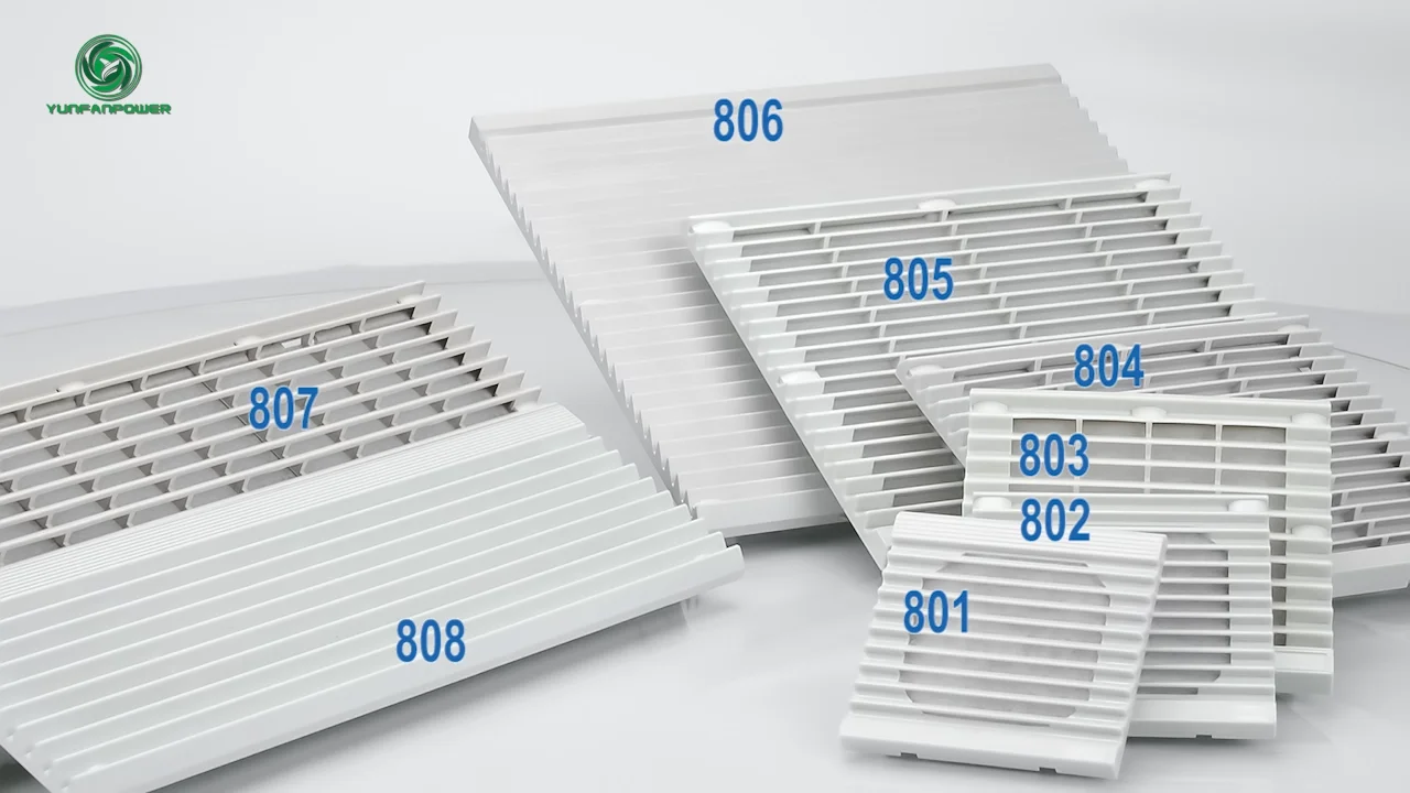 White Color Waterproof Dust Proof Zl803 Fan Filter Cabinet Cooling Fan ...