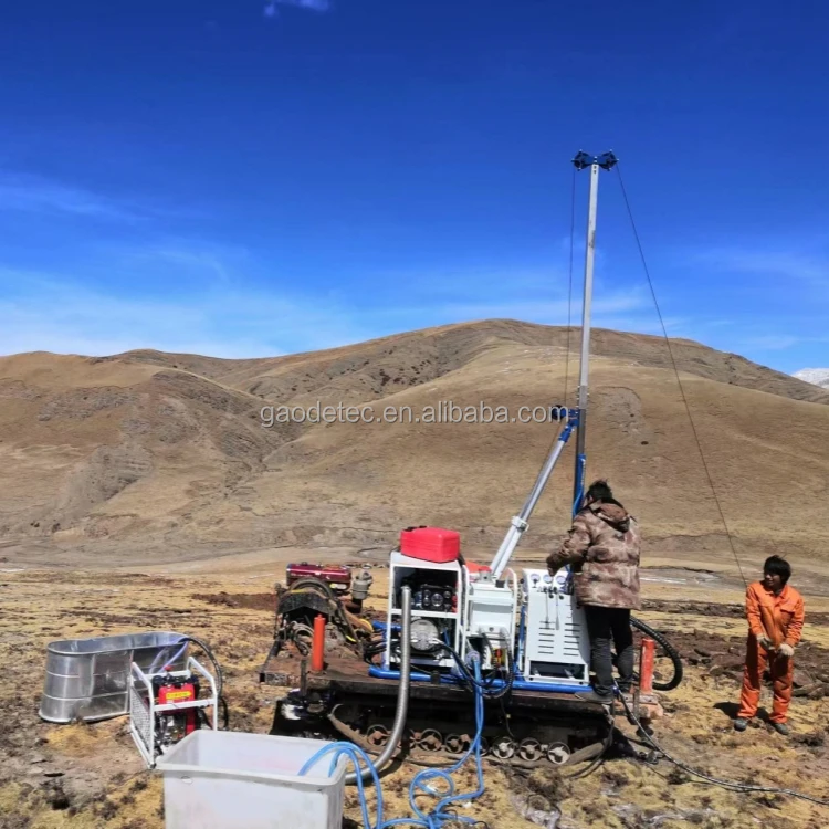 300m Depth Small Portable Manpower Diamond Drill Rig