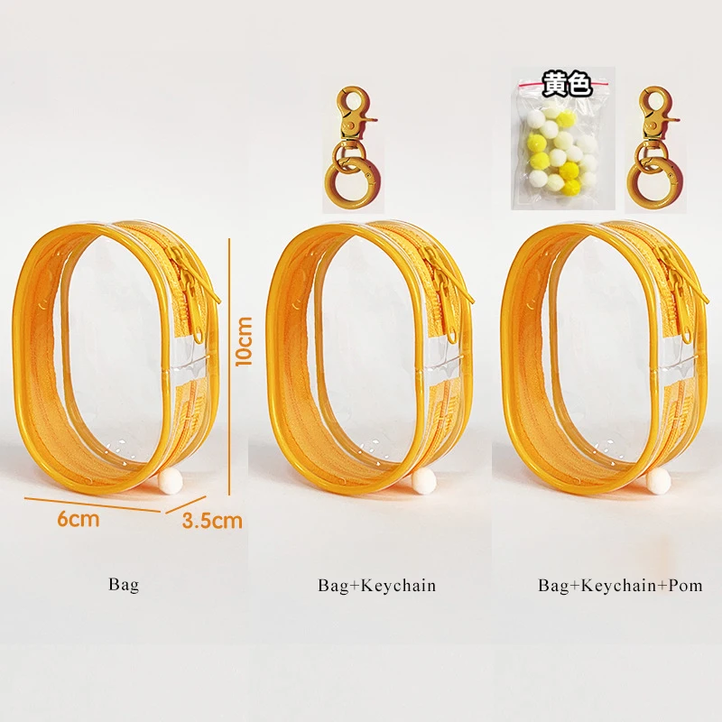 Transparent PVC Key Storage Bag - Fashionable & Durable