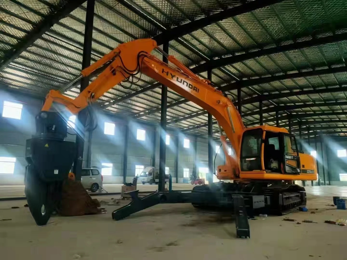 Vehicle Dismantling Excavator Hydraulic Car Shear And Hold Down Clamp ...