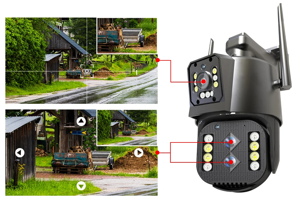 Ipc360home 10x Optical Zoom Surveillance Cctv Wifi Security Camera ...