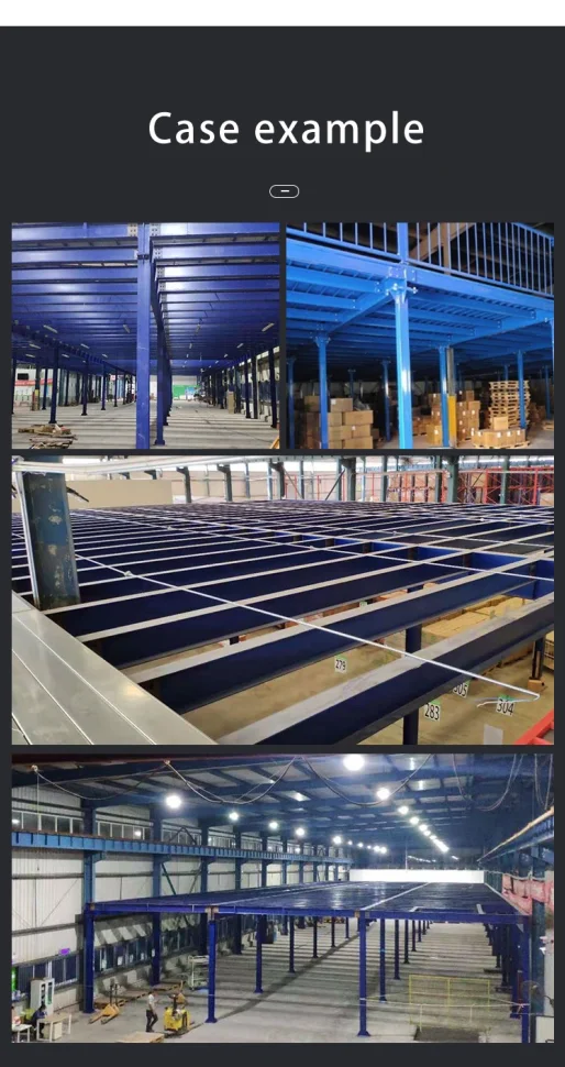 Warehouse Rack Supported Mezzanine Floor System Multi-level Shelf Steel ...