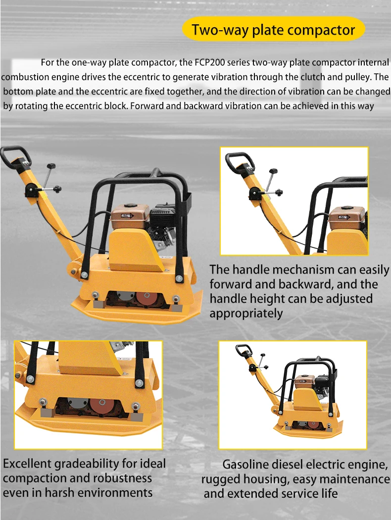 Hydraulic Vibro Concrete Compactor Soil Plate Compactor Machine for ...