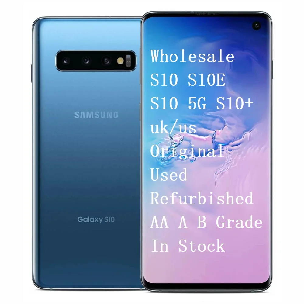 Unlocked Used S10 S10+ S10e Sm-g973u 6+128gb Original Lcd Smartpohne ...