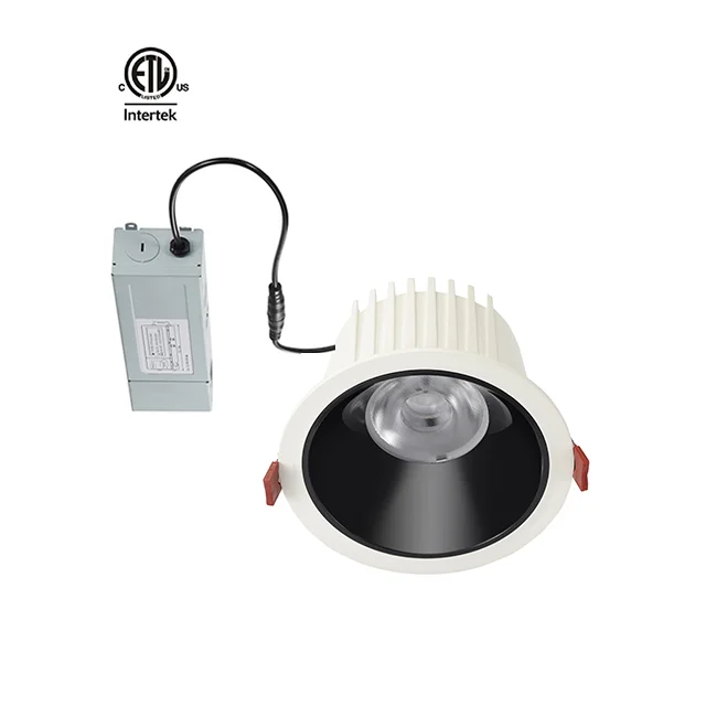 Uranus Series SMD COB Type Recessed LED Downlights White Aluminium Wall ...