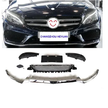 Factory Price Car Front Bumper Grille Strip Body Parts For Benz C Class ...