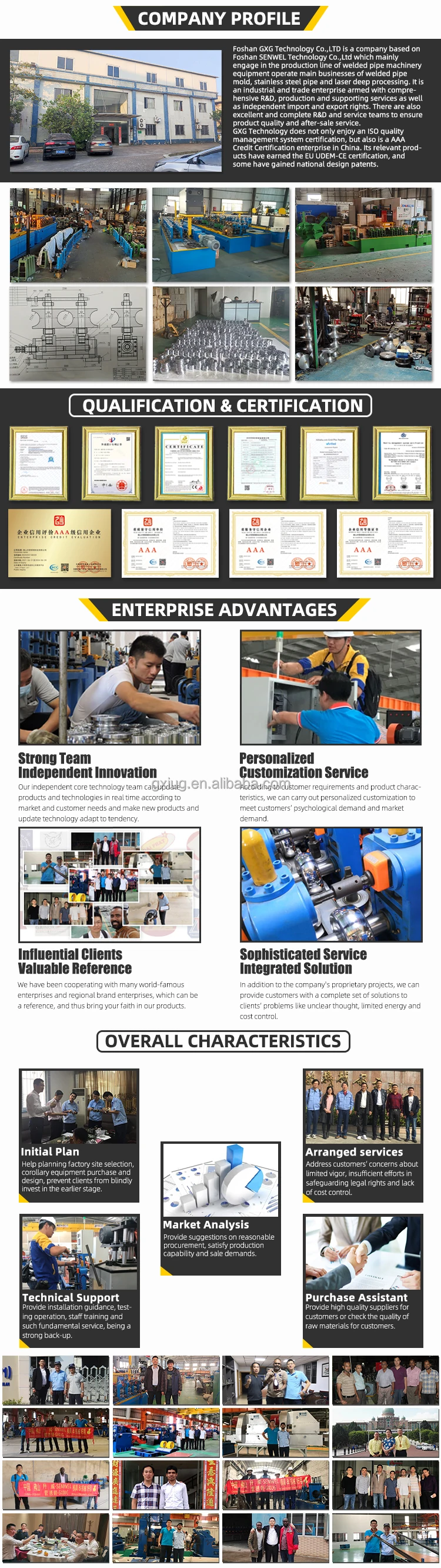 Gxg Skd11/d2/cr12mov/ts4 Stainless/carbon Steel Weld Tube Roller Mould Pipe Mold Roll Forming ...