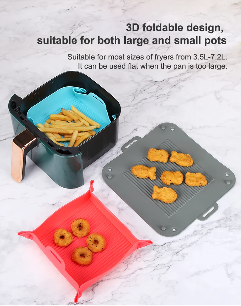 Kitchen Accessory Non Stick Rectangle Baking Mat Tray Mold Basket ...