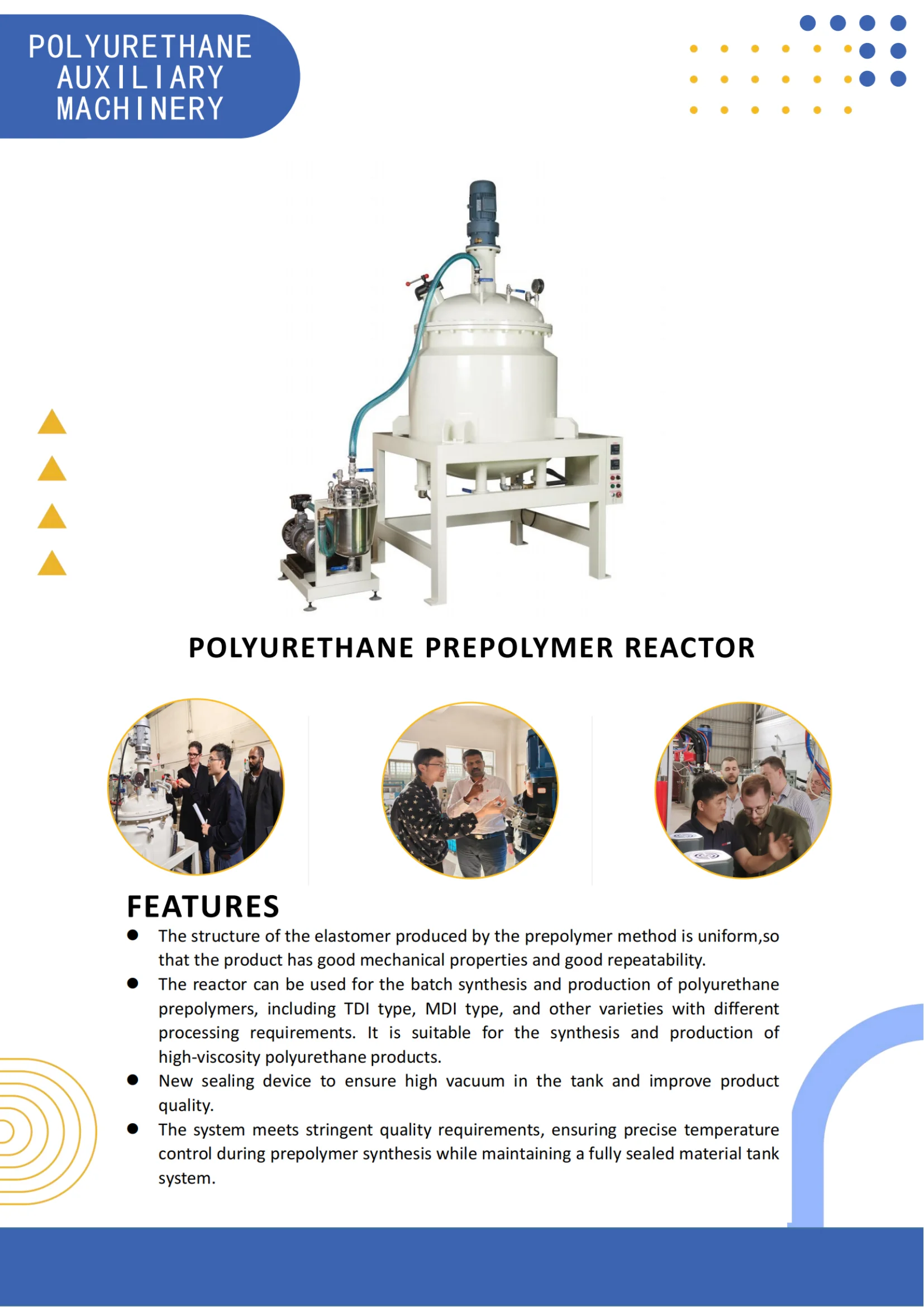 China 100-Liter 304 Stainless Steel Digital Prepolymer Reactor Vessel ...