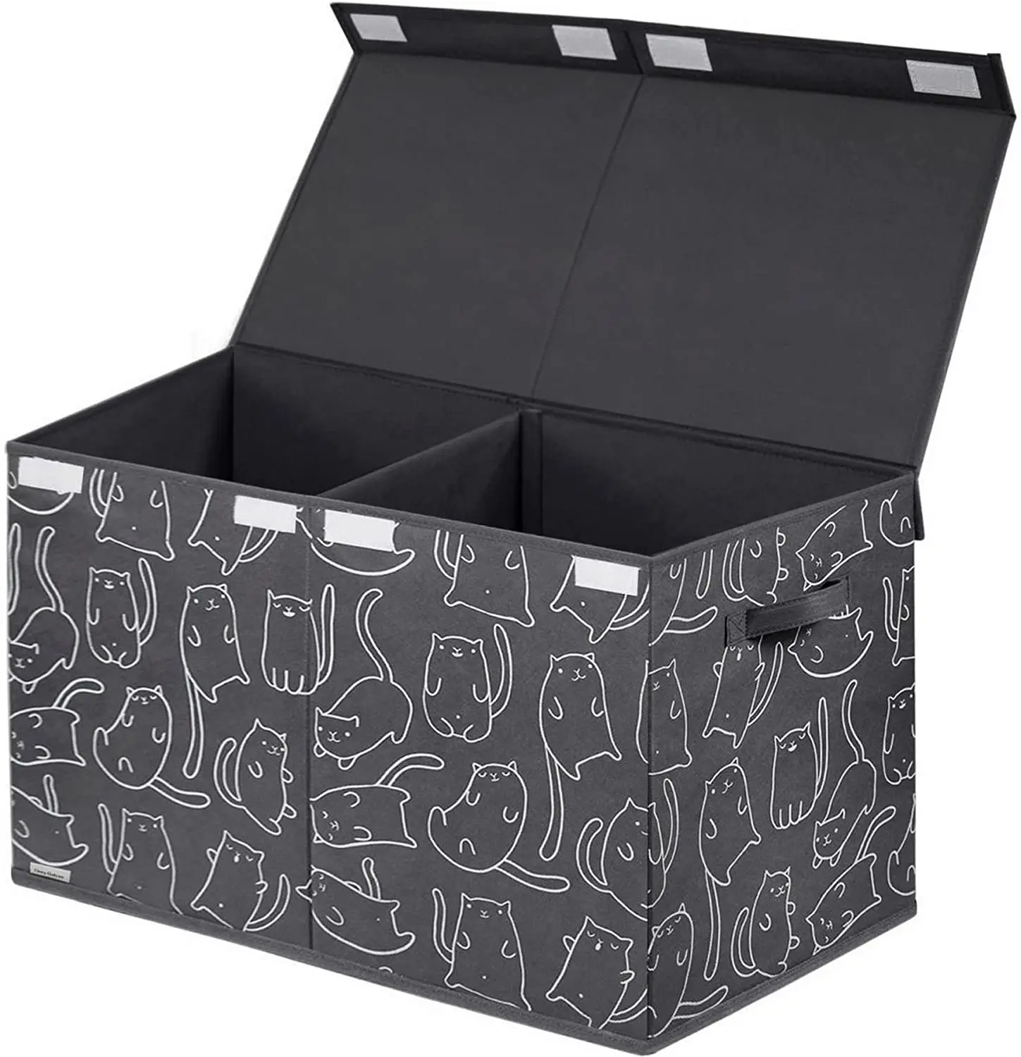 Extra Large Collapsible Toy Box,Toy Bin With Handles & Flip-top Lid,Toy ...