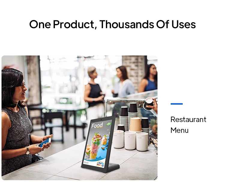 L Shape 8 10 Inch Capacitive Touch Customer Feedback Evaluator ...