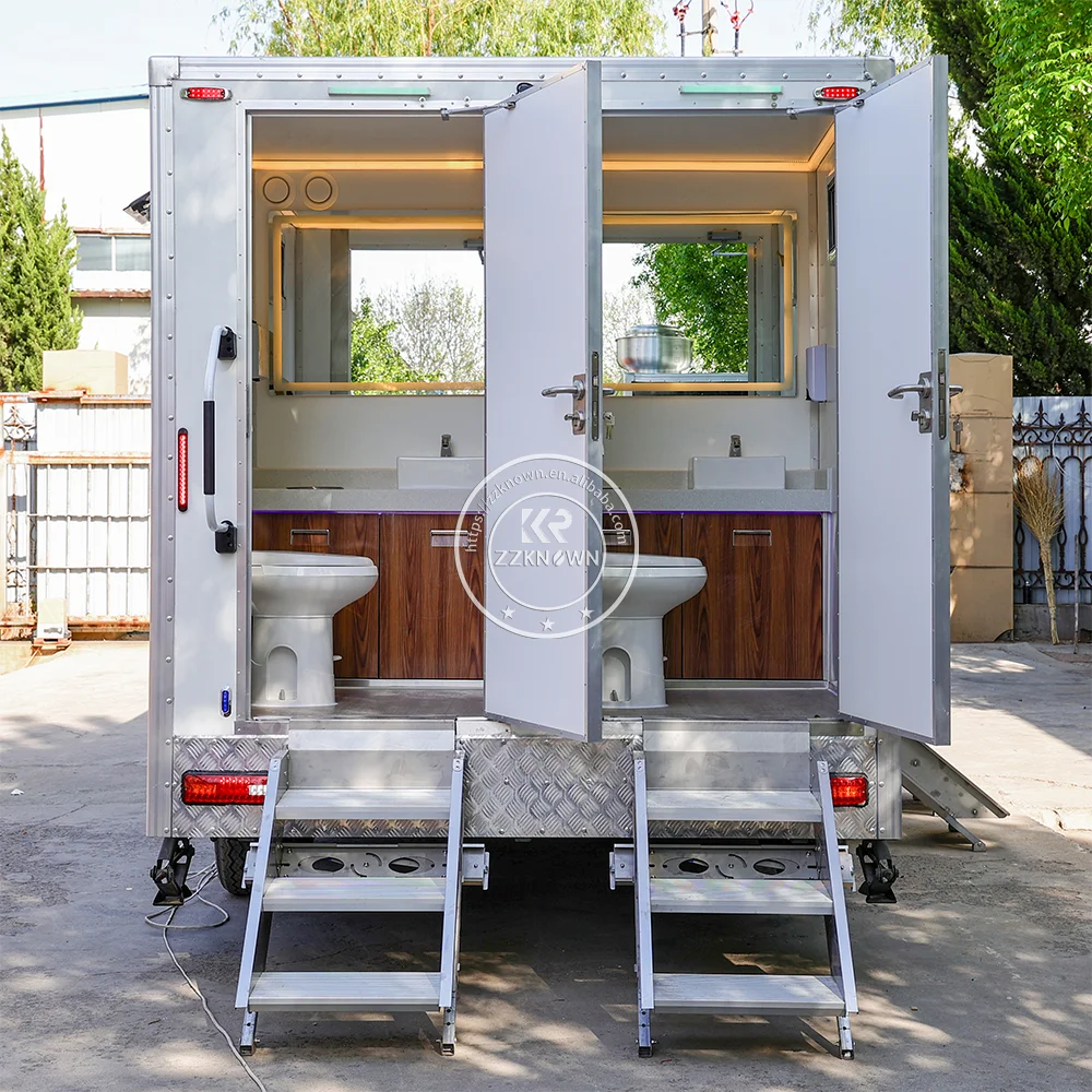 Shipping Container Bathroom Mobile Toilettes Outdoor Mobile Portable ...