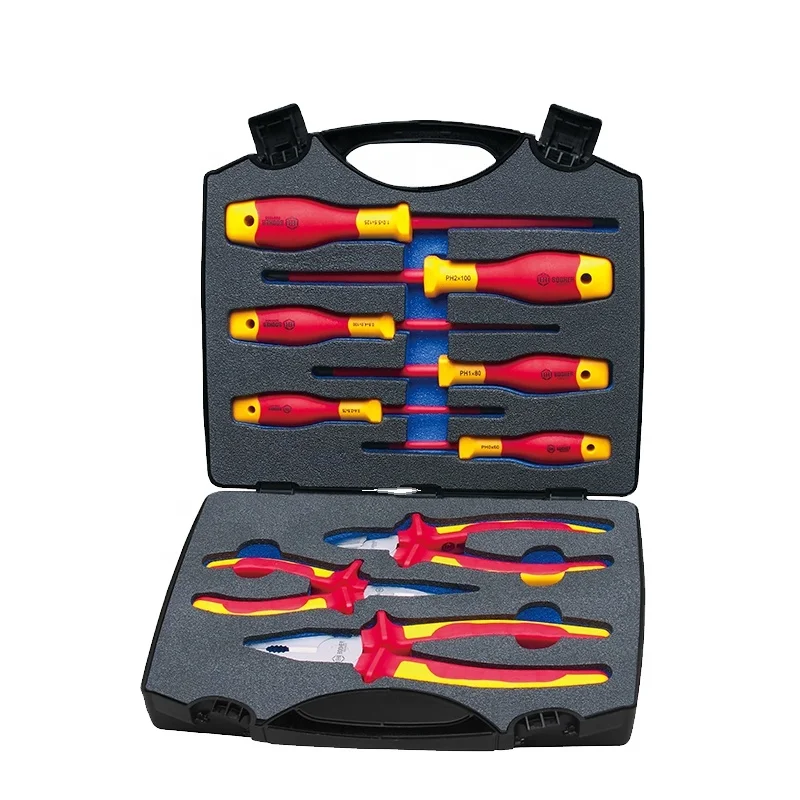 Multi Functional 9Pcs Insulated Electrician Tool Set| Alibaba.com