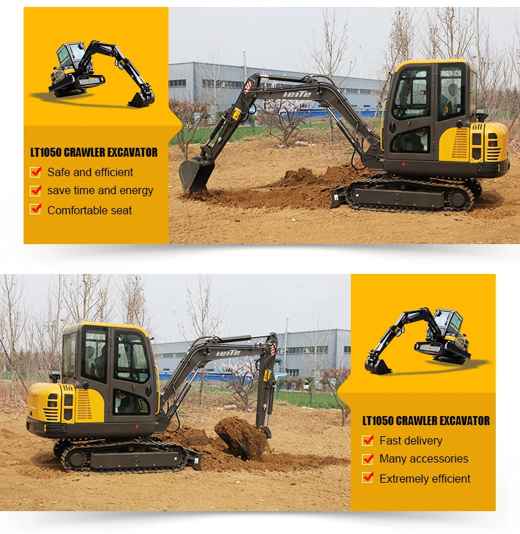 Ce Mini Excavator 5 Ton Chinese Manufacturer Small Digger 5t Excavator ...
