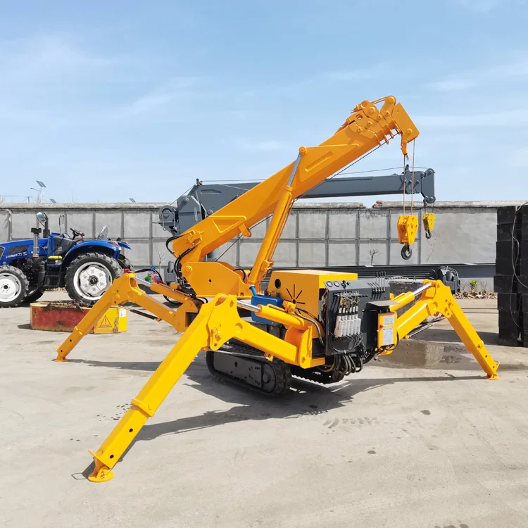 Mobile Spider Crane Mini Crawler Spider Crane 3 Ton 5Ton 8Ton Spider ...