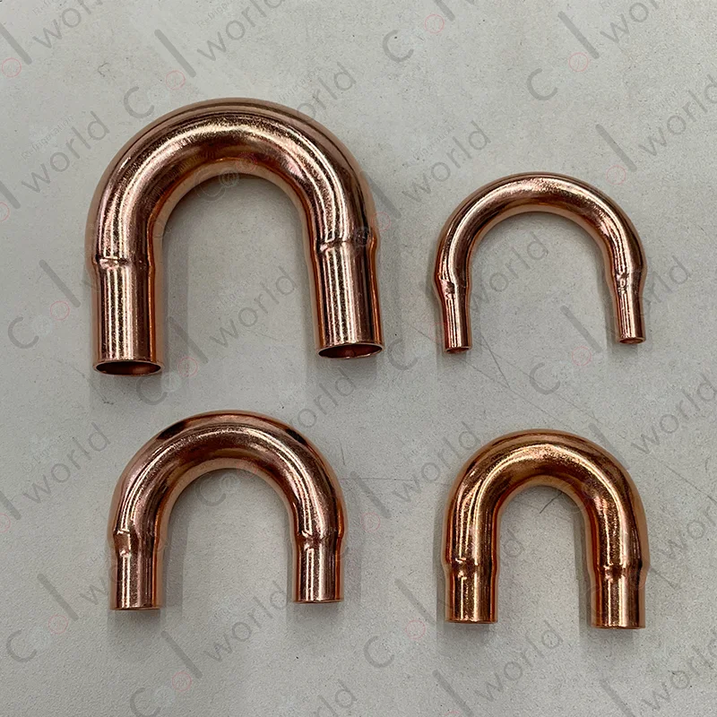 COOLWORLD 180 Degree Smooth Surface Copper Return Bend