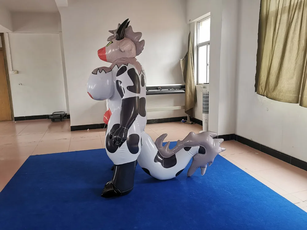 Beile Custom High Quality Animal Cartoon Pvc Inflatable Cow Suit - Buy ...