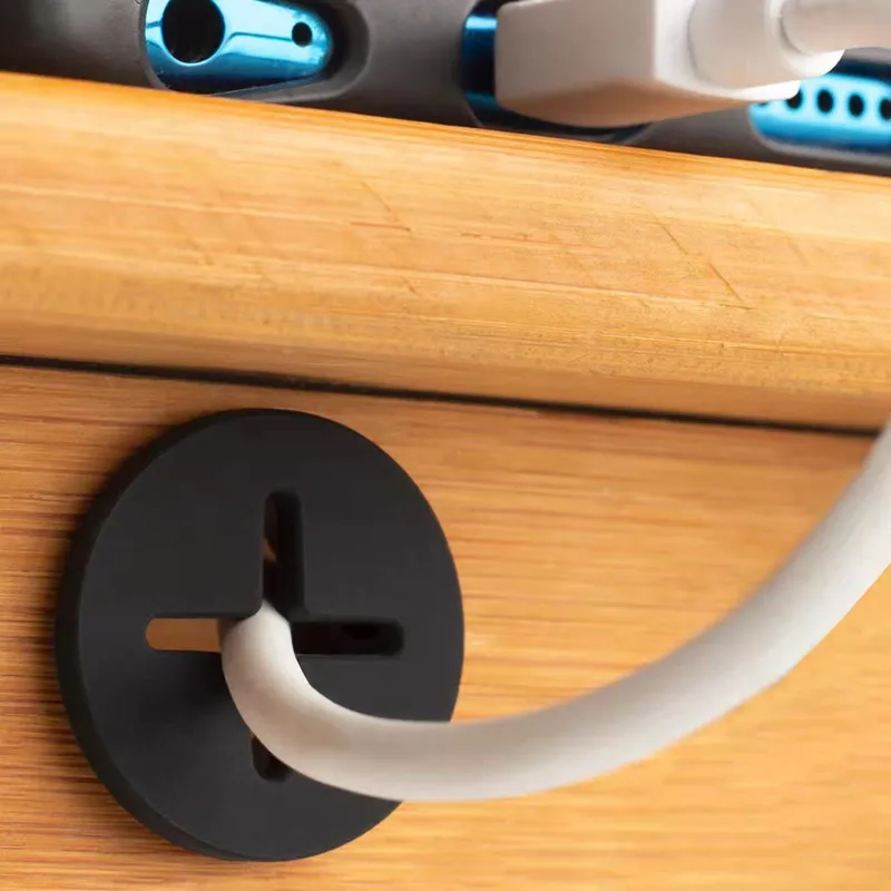 Desk Round Computer Hole Silicone Grommet Silicone Rubber Desk Grommets ...