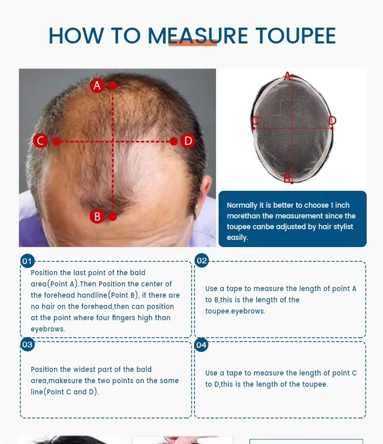 Ultra-Thin 0.03 Skin Front Hairline Toupee Hair Patch System for Men ...