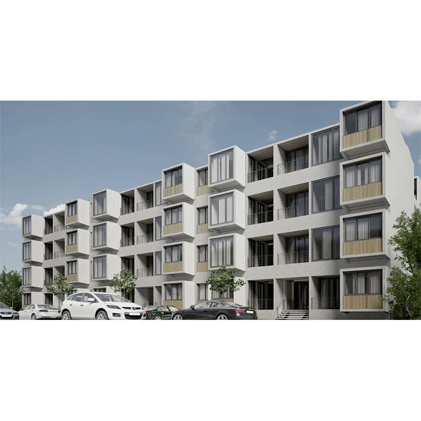 Stackable Small Prefab Temporary Housing Modular Rental Apartment For ...