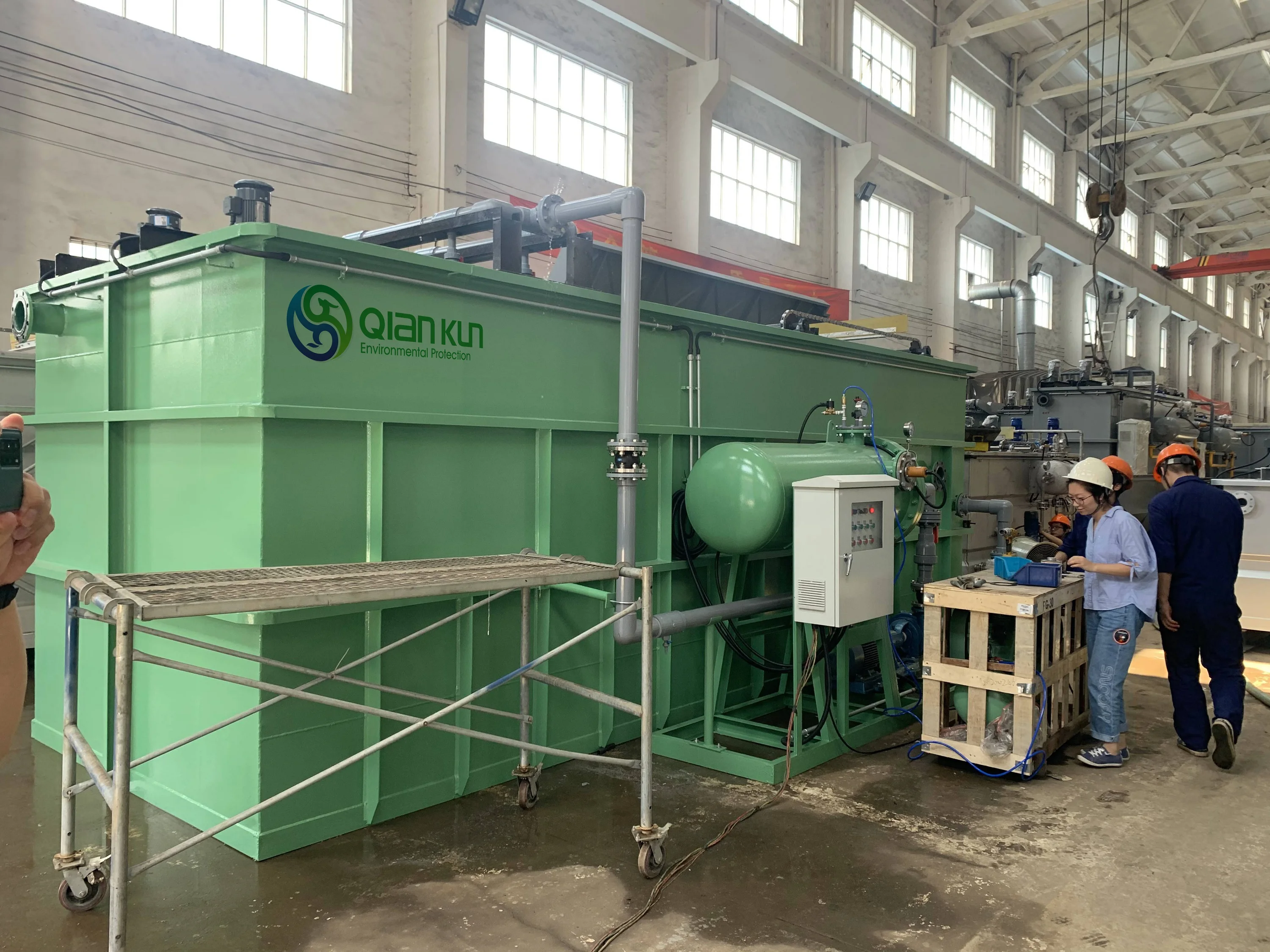 Dissolved Air Flotation (DAF) with Lamella Clarifier Hybrid Design