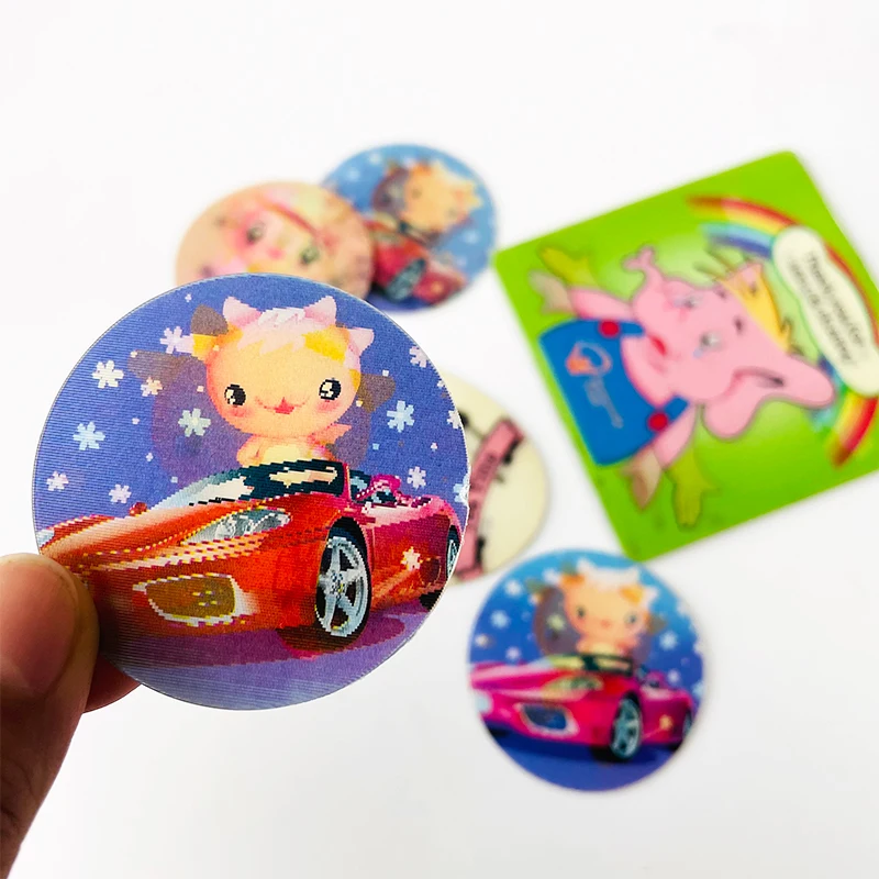 Custom Printing Colorful Die Cut Motion 3d Car Anime Lenticular ...