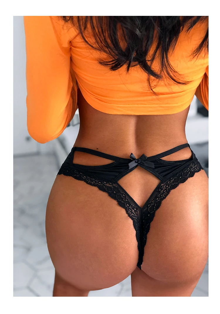 Customized Logo Womans Underwear Lace Panties Seamless Breathable Lace