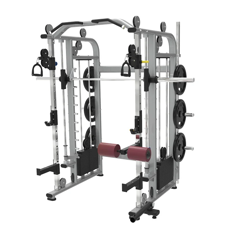 All In One Gym Equipment Multi Functional Smith Squat Rack Crossover ...
