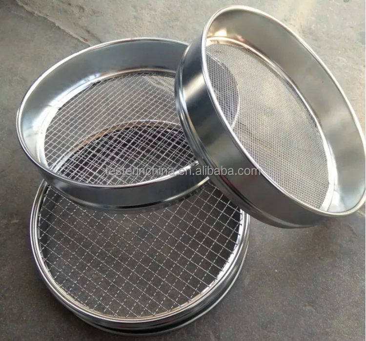 New Standard Sieve Soil Sand Cement Mortar Concrete Test Sieves - Buy ...