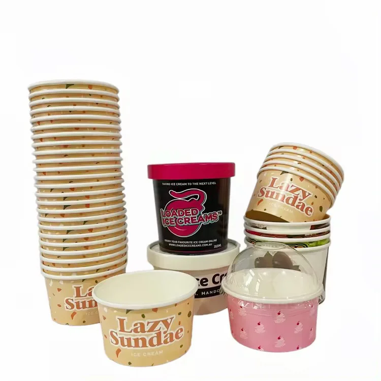 500 Customize Ice-Cream Cups - Eco-Friendly & Recycled