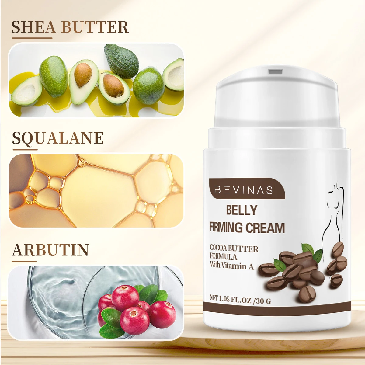 Abdominal Firming Cream Body Cream Abdominal Lifting Vitamin A ...